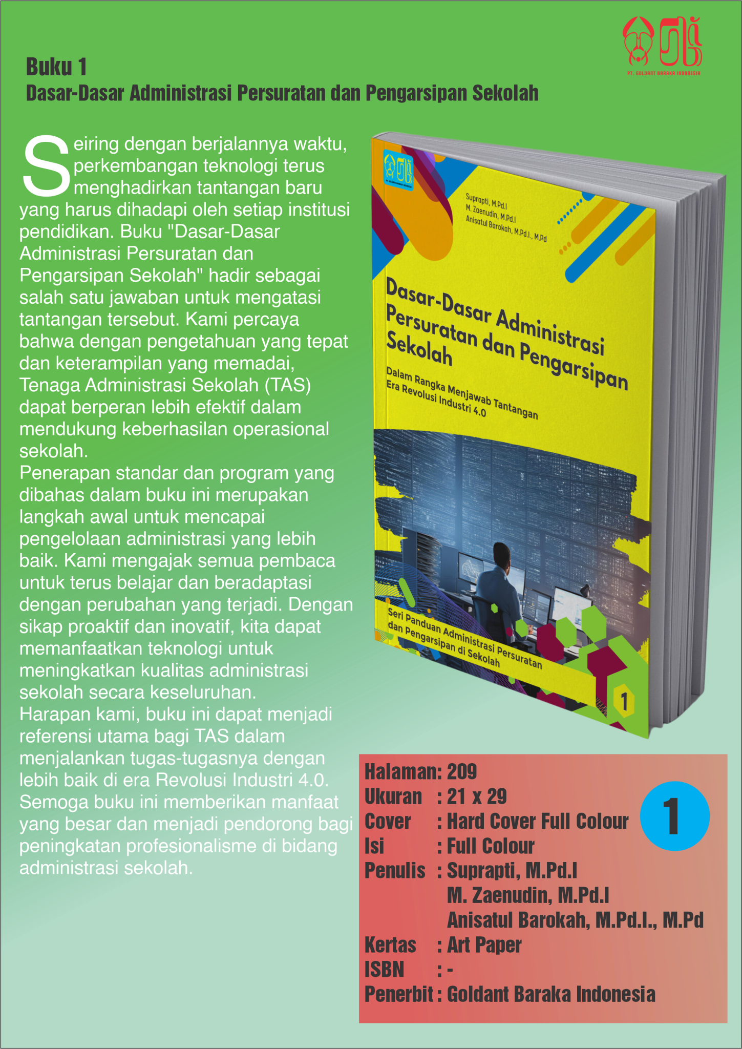 Dasar-Dasar Administrasi Persuratan dan Pengarsipan Sekolah – Goldant ...